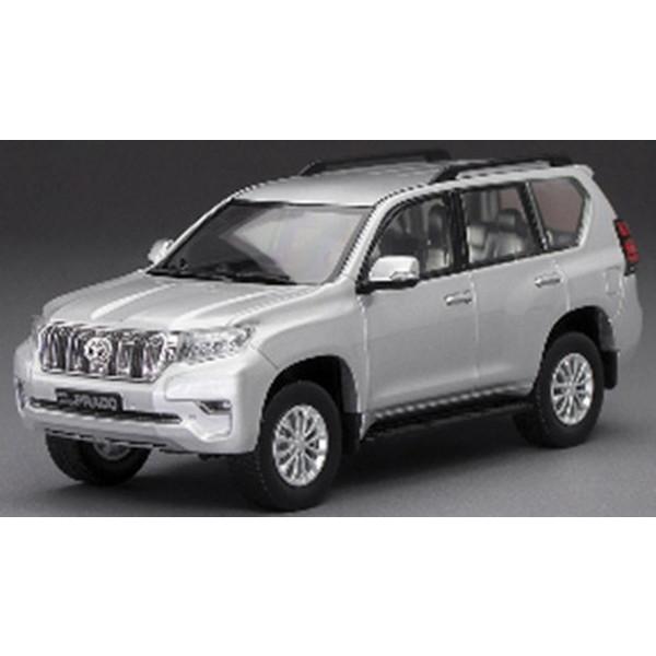 SUNSTAR 1/43 トヨタ ランドクルーザー プラド 2018 LHD シルバーパール 完成品ダイキャストミニカー 29412■メーカー：サンスター(SUNSTAR)