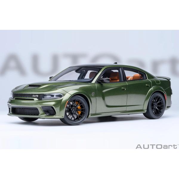 【発売日：2026年10月07日】AUTOart 1/18 ダッジ チャージャー SRT ヘルキャット レッドアイ ジェイルブレイク (メタリック・グリーン/ブラック <F8 GREEN>) 完成品ミニカー 71752■メーカー...