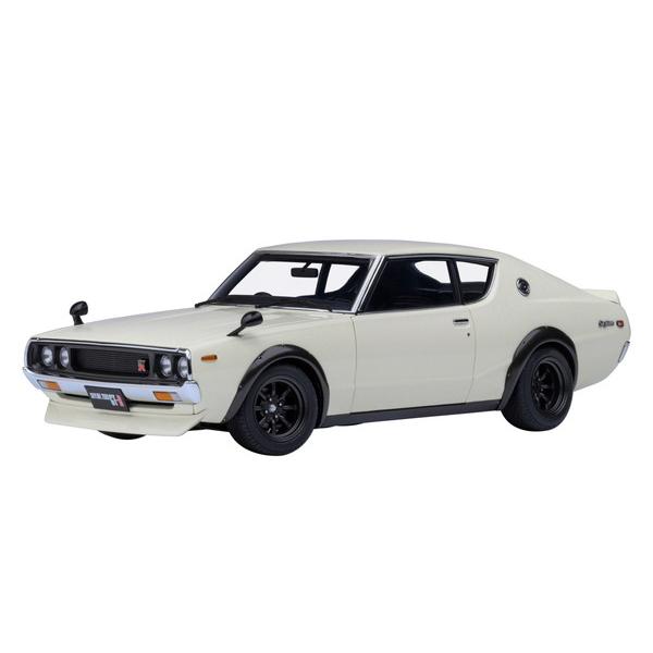 AUTOart 1/18 日産 スカイライン 2000GT-R (KPGC110) チューンド・バージョン ホワイト 完成品ミニカー 77467■メーカー：オートアート(AUTOart)