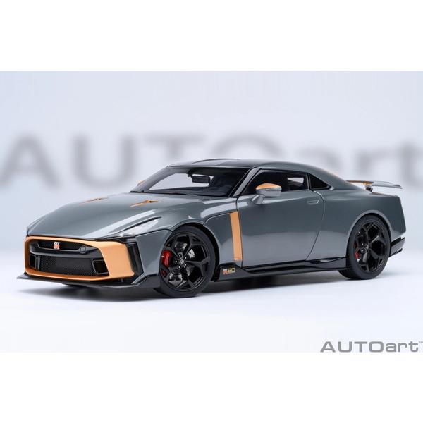 AUTOart 1/18 NISSAN GT-R50 by ITALDESIGN (グレー/ゴールド) 完成品ミニカー 77510■メーカー：オートアート(AUTOart)