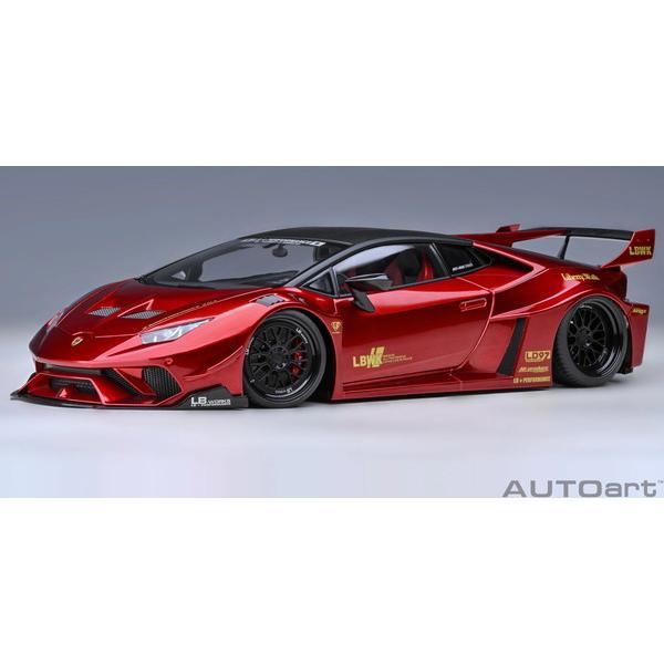 AUTOart 1/18 リバティーウォーク LB-シルエット ワークス ランボルギーニ ウラカン GT ハイパー・レッド 完成品ミニカー 79126■メーカー：オートアート(AUTOart)