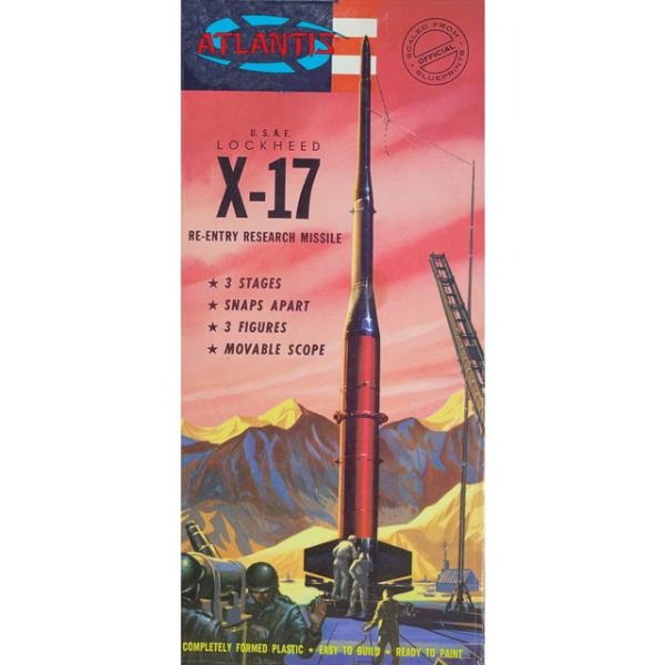 アトランティス 1/40 アメリカ軍 ロッキード X-17 試験ロケット プラモデル AMCH1810■メーカー：アトランティスモデル