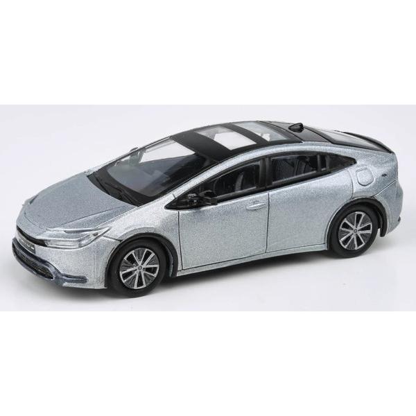 PARA64 1/64 トヨタ プリウス 2023 カッティングシルバー RHD 完成品ダイキャストミニカー PA65601■メーカー：PARAGON MODELS