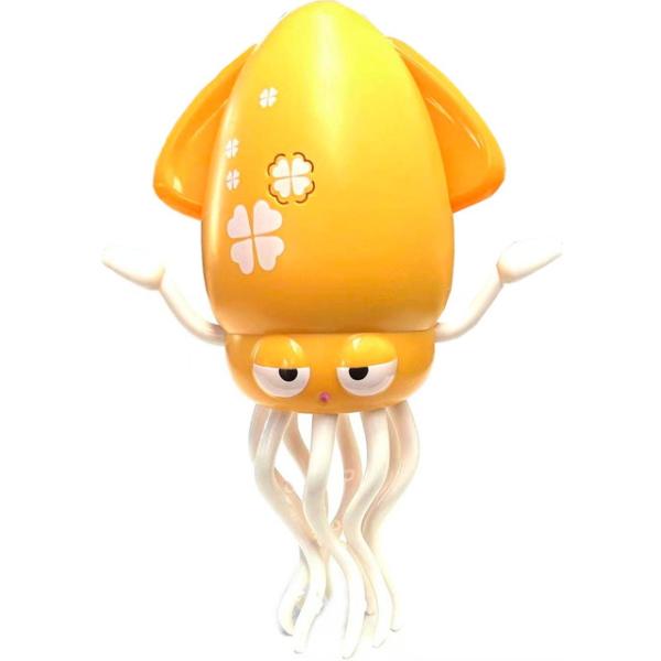 ダンシングイカ　イエロー　(光る 踊る ダンシングスクイッド イカちゃん 知育玩具 SNSで話題)■メーカー：トムトム