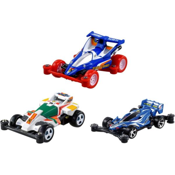 【3点セット】トミカプレミアムunlimited ミニ四駆 ライジング・バード ＆ ダッシュ0号・地平 (ホライゾン) ＆ エアロ アバンテ■メーカー：タカラトミー(TAKARA TOMY)