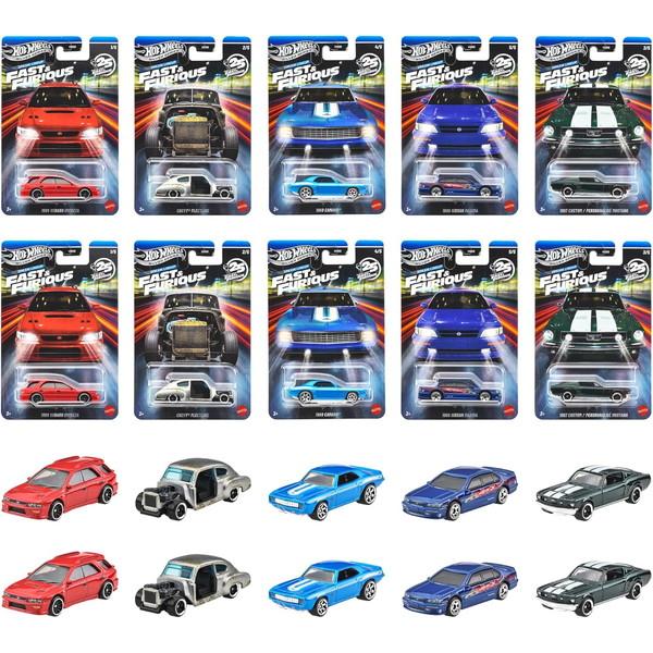 【発売日：2026年05月16日】ホットウィール(Hot Wheels) ワイルド・スピード テーマ アソート ドリーム ラインアップ 10台セット(各2台)  HNR88-986N■メーカー：マテル(MATTEL)