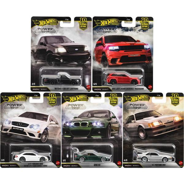 【発売日：2026年06月13日】ホットウィール(Hot Wheels) カーカルチャー パワートリップ 2026年6月単品販売5台セット(各1台)■メーカー：マテル(MATTEL)