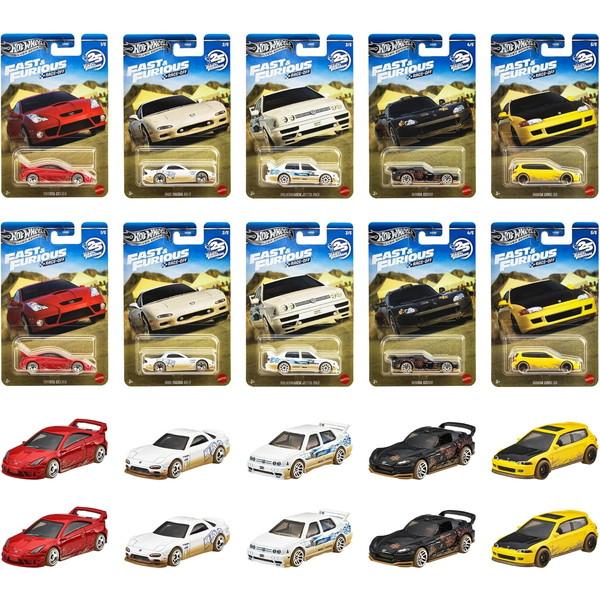 【発売日：2026年06月20日】ホットウィール(Hot Wheels) ワイルド・スピード テーマ アソート レースオフ 10台セット(各2台) HNR88-986P■メーカー：マテル(MATTEL)