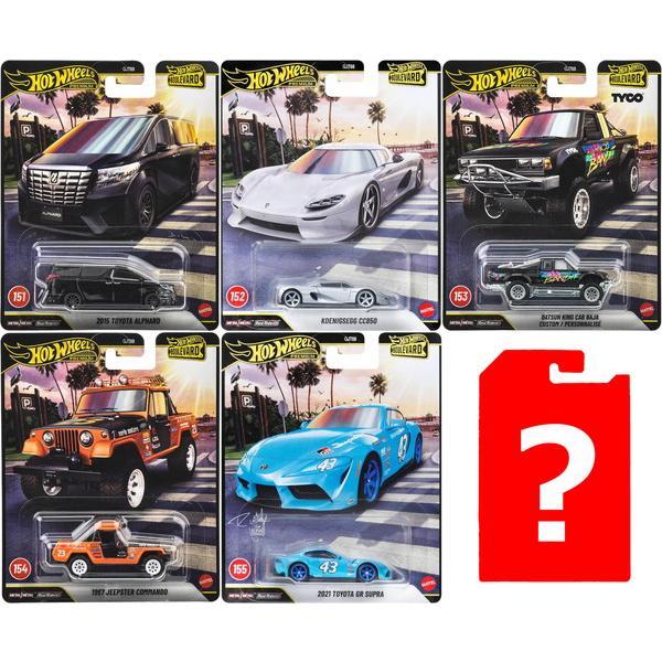 【発売日：2026年06月27日】ホットウィール(Hot Wheels) ブールバード 2026年6月単品販売5台セット(各1台)+1台ベーシックカーおまけ付き！■メーカー：マテル(MATTEL)