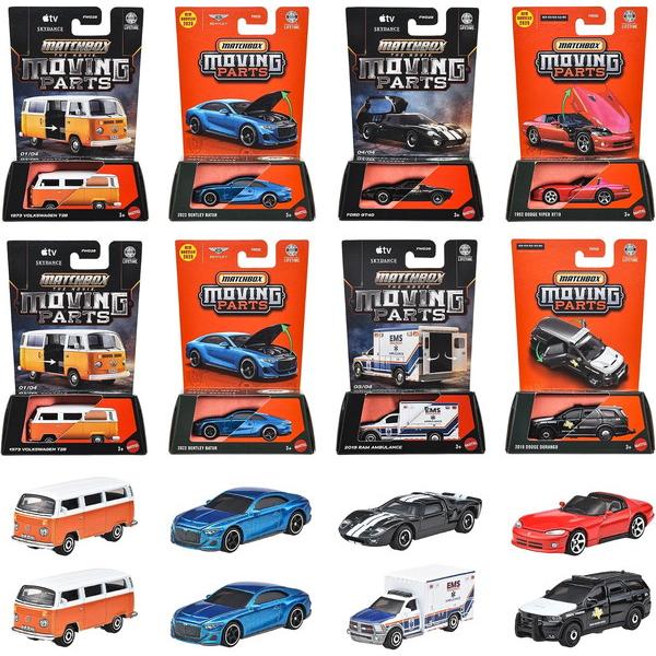 【発売日：2026年09月19日】マッチボックス(MATCHBOX) ムービングパーツ アソート 8台セット FWD28-989Q■メーカー：マテル(MATTEL)