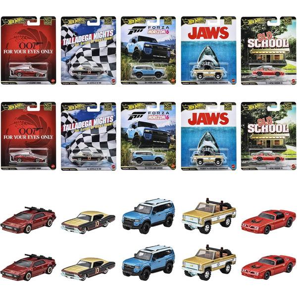 【発売日：2026年09月19日】ホットウィール(Hot Wheels) ポップカルチャー アソート 10台セット(各2台) HXD63-986T■メーカー：マテル(MATTEL)