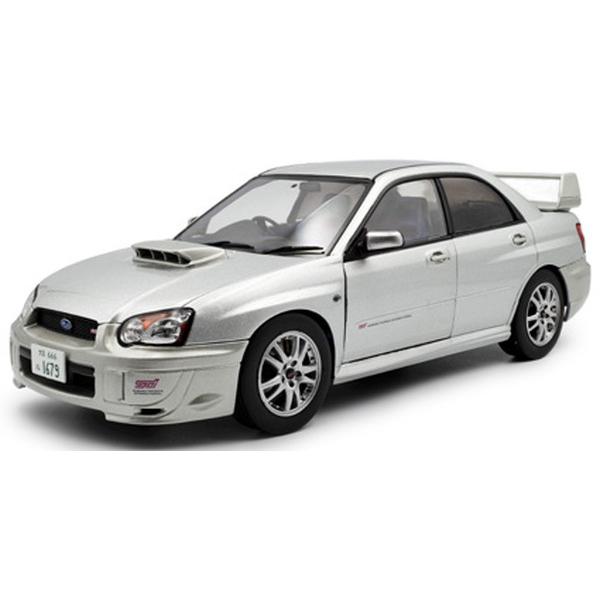 SOLIDO 1/18 スバル インプレッサ WRX STI 2003 (シルバー) 完成品ダイキャストミニカー S1812303■メーカー：SOLIDO