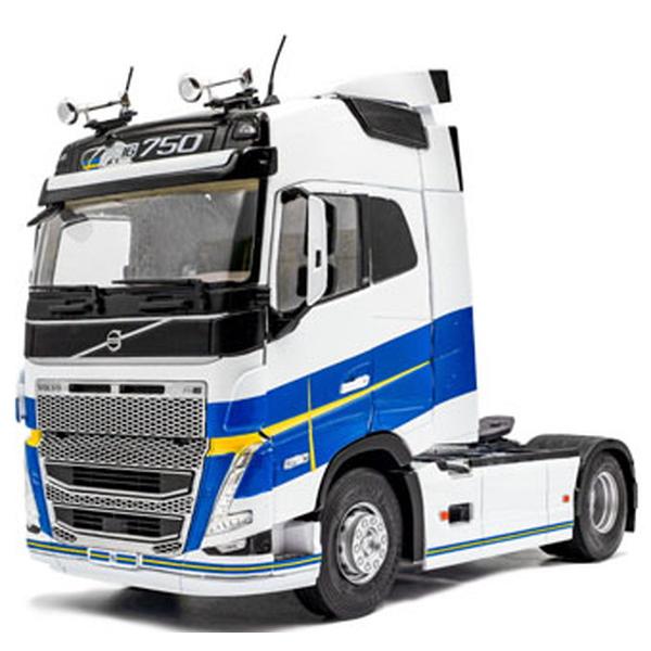 SOLIDO 1/24 ボルボ FH グローブトロッター XL 2019 (ホワイト/ブルー) 完成品ダイキャストミニカー S2400106■メーカー：SOLIDO