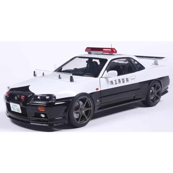 【発売日：2026年09月30日】SOLIDO 1/18 日産 スカイライン GT-R (R34) ポリス 1999 (ホワイト/ブラック) 完成品ダイキャストミニカー S1804317■メーカー：SOLIDO