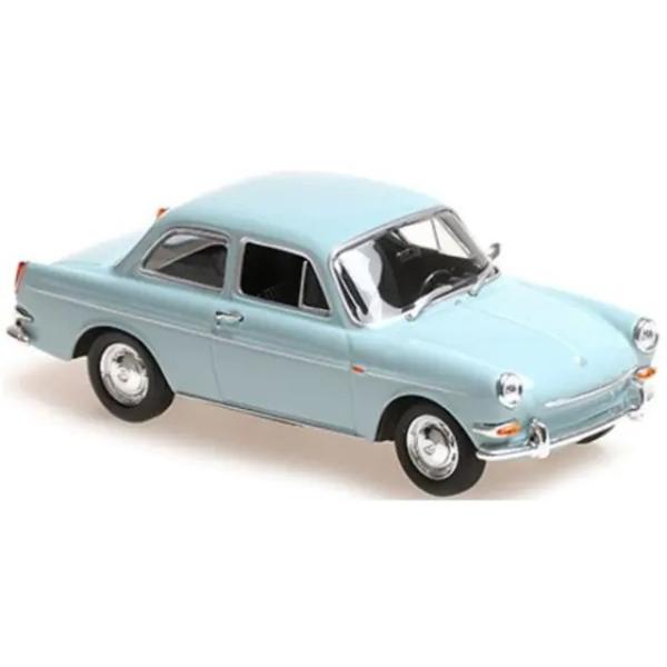 Maxichamps 1/43 フォルクスワーゲン 1600 1966 ライトブルー 完成品ダイキャストミニカー 940055300■メーカー：Paul's Model Art