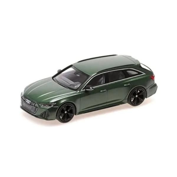 MINICHAMPS 1/43 アウディ RS 6 アバント 2019 マットグリーン 完成品ミニカー 410018017■メーカー：Paul's Model Art