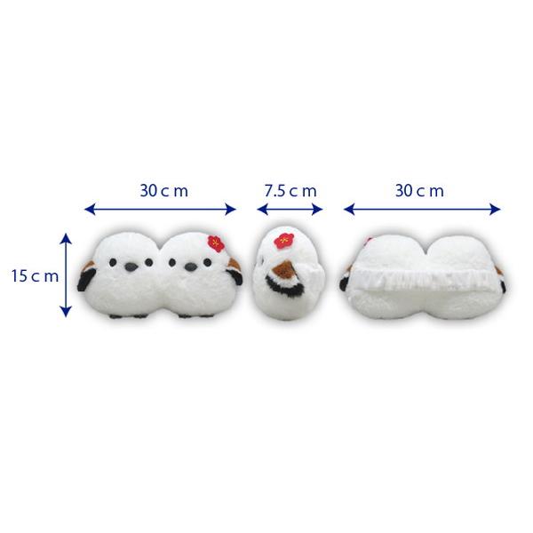 ふくふくシマエナガ よいそいツインピロー 705527■メーカー：アミュファン(AMUFUN)