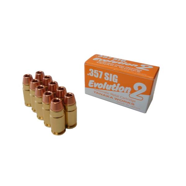 タナカ Evolution2(エボリューション2) 快音カートリッジ .357SIG 10発セット ■メーカー：タナカ(Tanaka)