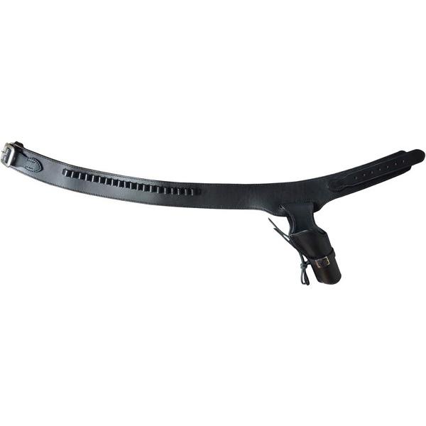 イーストA ウエスタンガンベルト 牛革製・ブラック Lサイズ No.001-L-BK■メーカー：イースト・エー(EAST.A)