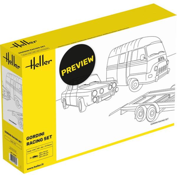 【発売日：2026年09月30日】エレール 1/24 ゴルディーニ レーシングセット プラモデル HE50328■メーカー：エレール(Heller)