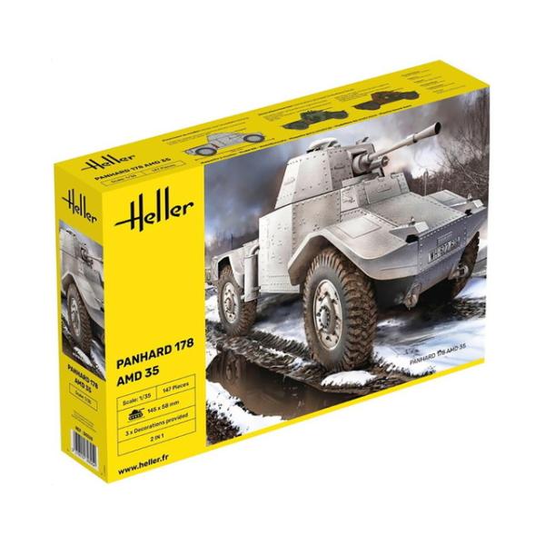 エレール 1/35 WW.II フランス軍 パナール 176 装輪装甲車 プラモデル HE30325■メーカー：エレール(Heller)