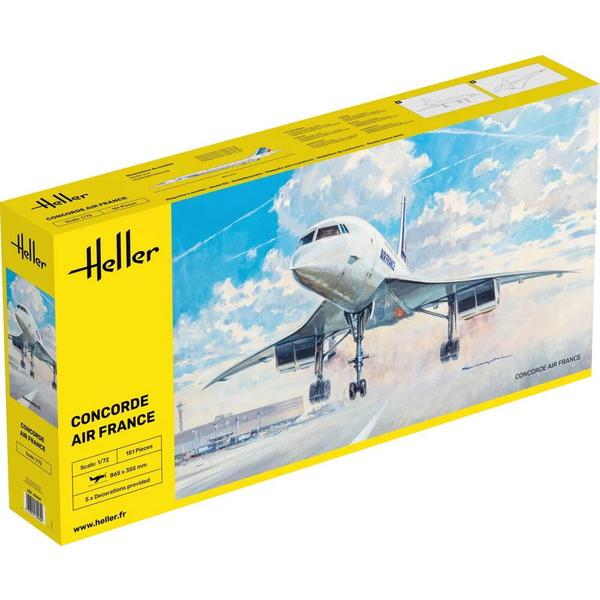 【発売日：2026年09月30日】エレール 1/72 コンコルド エールフランス プラモデル HE80469■メーカー：エレール(Heller)