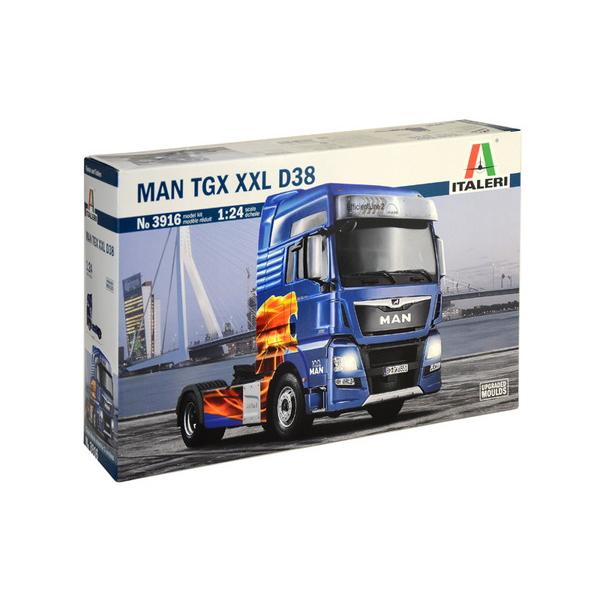 イタレリ 1/24 MAN TGX XXL D38 トラクターヘッド プラモデル IT3916■メーカー：イタレリ(ITALERI)