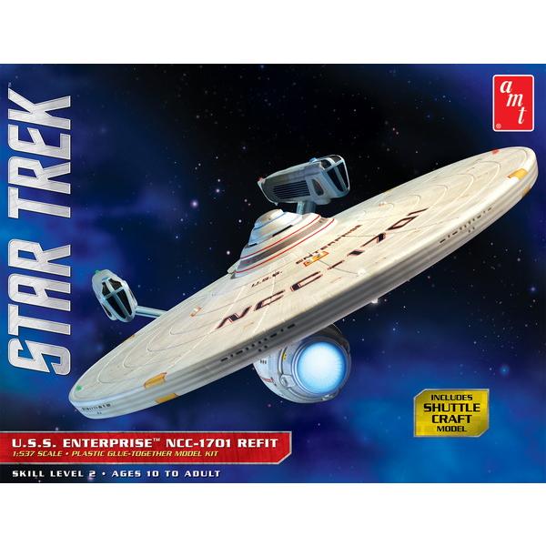 【発売日：2026年06月30日】AMT 1/537 スタートレック U.S.S.エンタープライズNCC-1701改装型 プラモデル AMT1080■メーカー：AMT
