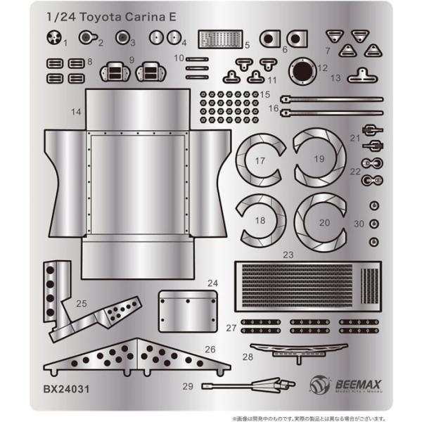 プラッツ/BEEMAX 1/24 トヨタ カリーナE 1993 BTCC ノックヒル ウィナー用ディテールアップパーツ EX24031■メーカー：プラッツ/BEEMAX
