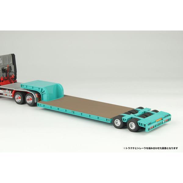プラッツ×ケンクラフト 1/50 16輪 中低床重量物運搬用トレーラ ライトグリーン 完成品 KK1013KB■メーカー：プラッツ×ケンクラフト