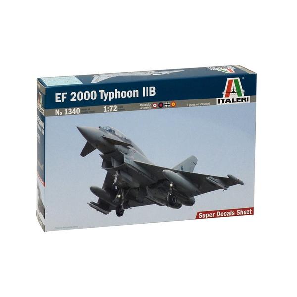 イタレリ 1/72 イタリア空軍 EF2000 タイフーン (複座型) プラモデル IT1340■メーカー：イタレリ(ITALERI)