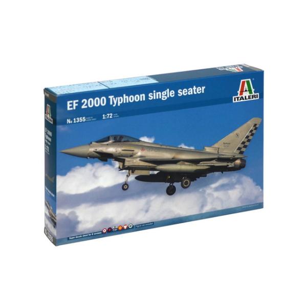 イタレリ 1/72 イタリア空軍 EF2000 タイフーン (単座型) プラモデル IT1355■メーカー：イタレリ(ITALERI)