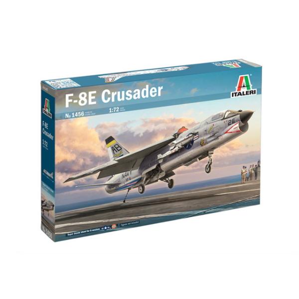 イタレリ 1/72 アメリカ海軍 F-8E クルセイダー VF-11 レッドリッパーズ プラモデル IT1456■メーカー：イタレリ(ITALERI)