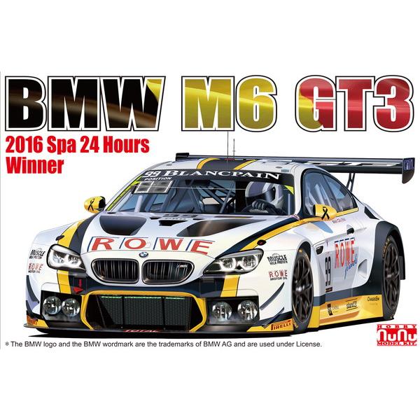 プラッツ/nunu 1/24 レーシングシリーズ BMW M6 GT3 2016 スパ24時間レース ウィナー プラモデル PN24001■メーカー：プラッツ/nunu