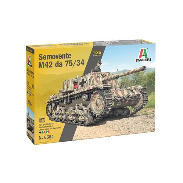 【発売日：2026年05月31日】イタレリ 1/35 WW.II イタリア軍 自走砲 セモベンテ M42 da 75/34 プラモデル IT6584■メーカー：イタレリ(ITALERI)