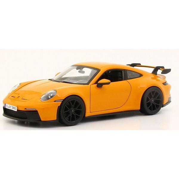 ブラーゴ(Bburago)より「ポルシェ 911(992)GT3 2021」の1/24スケールダイキャストモデルです。■1/24スケール■素材：ダイキャスト、他■開閉機構あり■メーカー：ブラーゴ(Bburago)