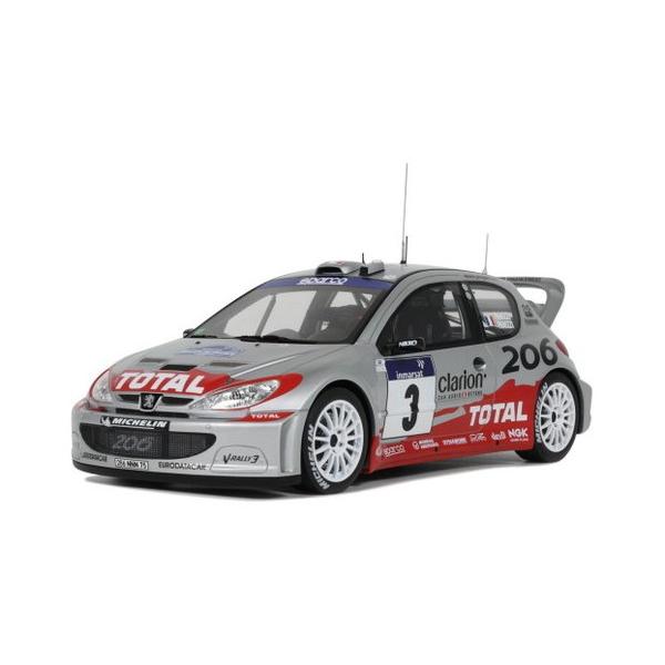 OttO mobile 1/18 プジョー 206 WRC ツール・ド・コルス ラリー 2002 #3 完成品ミニカー OTM1085■メーカー：OttO mobile