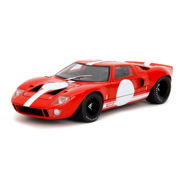 JADA TOYS 1/18 PINK SLIPSシリーズ 1968 フォード GT40 MK1 レッド 完成品ダイキャストミニカー JADA36381■メーカー：JADA TOYS