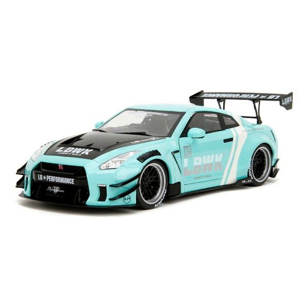 JADA TOYS 1/18 PINK SLIPSシリーズ ニッサン GT-R (R35) Liberty Walk 2020 タイプ 2.0 ミントグリーン 完成品ダイキャストミニカー JADA36382■メーカー：JADA TOYS