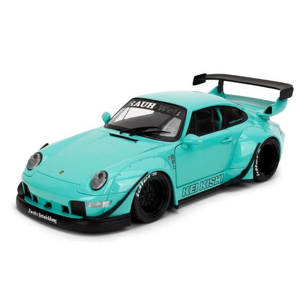 JADA TOYS 1/18 PINK SLIPSシリーズ ポルシェ RWB KEI KISHI ミントブルー 完成品ダイキャストミニカー JADA36463■メーカー：JADA TOYS