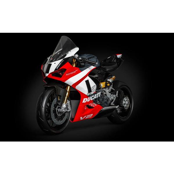 【発売日：2026年12月31日】Pocher 1/4 ドゥカティ パニガーレ V2 スーパークアドロ (ホワイト/レッド/ブラック) ダイキャスト/ABS 組立キット HK124■メーカー：ポケール(Pocher)