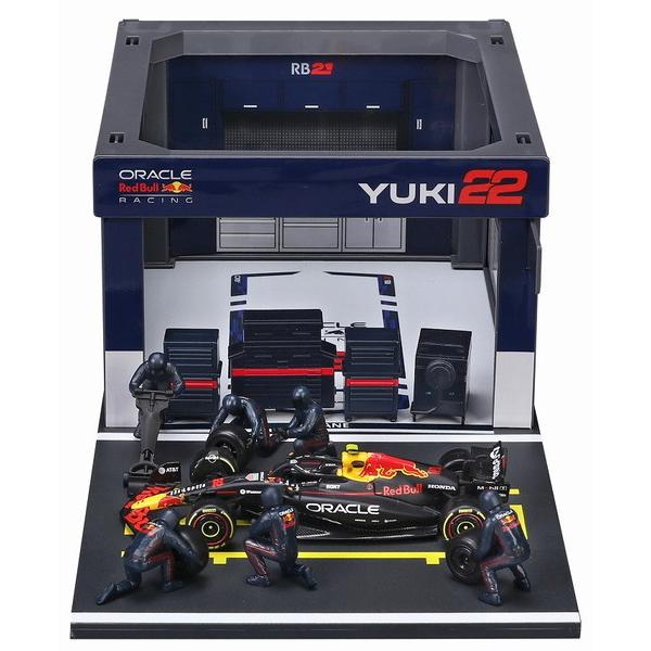 【発売日：2026年10月31日】Bburago 1/43 PIT PASS セット オラクル レッドブル レーシング RB21 No.22 角田裕毅 ダイキャストモデル&amp;ジオラマセット BUR38459T■メーカー：ブラーゴ(Bb...