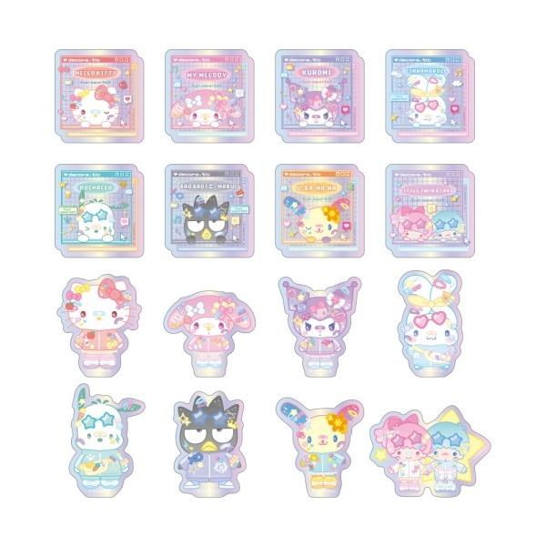 【発売日：2026年05月31日】【1BOX：16個入り】サンリオキャラクター トレーディングオーロラステッカー でこらちっく■メーカー：ティーズファクトリー(T'S Factory)