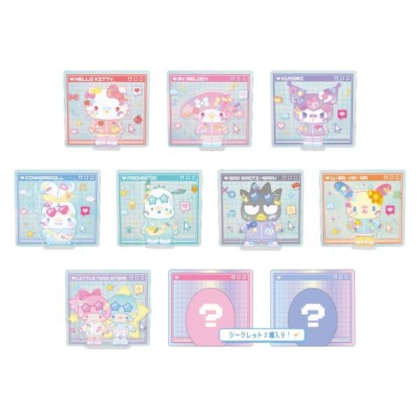 【発売日：2026年05月31日】【1BOX：10個入り】サンリオキャラクター シークレットオーロラスタンドクリップ でこらちっく■メーカー：ティーズファクトリー(T'S Factory)