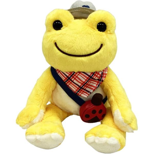 お日さまピクニック！にじいろピクルスから「お日さま」をメインにしたシリーズが登場！ぼうしをかぶって、てんとうむしの水筒下げてお出かけ気分♪■サイズ：約16x17x15cm■メーカー：ナカジマコーポレーション(Nakajima Corpora...