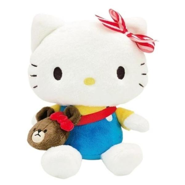【発売日：2026年07月31日】くまのがっこう×ハローキティ ハローキティ SS ぬいぐるみ 高さ約16.5cm 226181-26■メーカー：ナカジマコーポレーション(Nakajima Corporation)