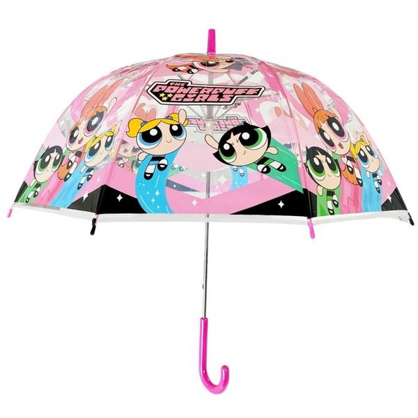 パワーパフガールズ ビニール傘 55cm キッズ ワンタッチ 長傘 キャラクター傘 子供用 雨傘 32530■メーカー：ジェイズプランニング(J's Planning)