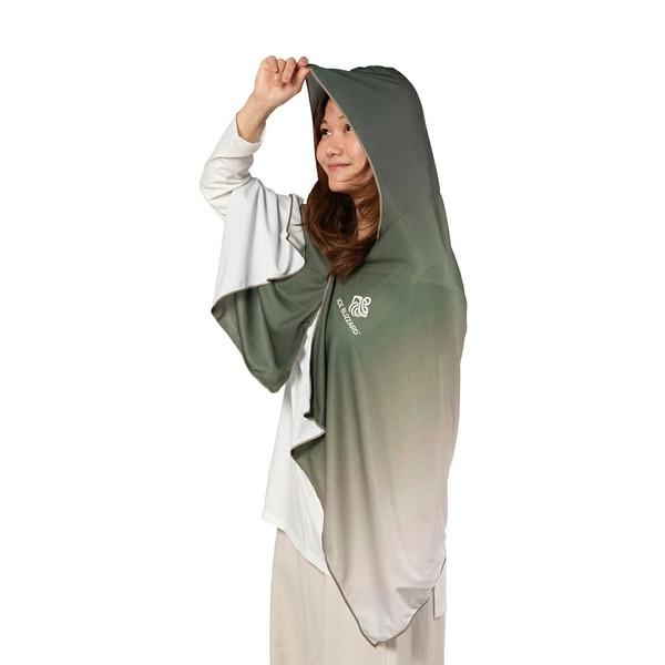 ICE BLIZZARD PONCHO フォレストグラデーション クールポンチョ 大人用 ひんやり 抗菌防臭 冷却 ポンチョ 暑さ対策■メーカー：株式会社リリック