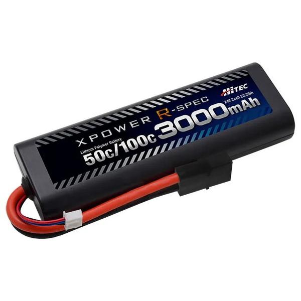 HiTEC XPOWER R-SPEC Li-Po 7.4V 3000mAh 50C/100C タミヤタイプコネクター R/C用バッテリー XPR3000-RT-B■メーカー：ハイテック マルチプレックス ジャパン(Hitec Multip...