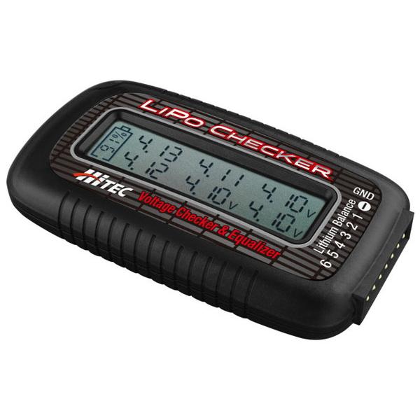 HiTEC LiPo Checker LiPoバッテリーチェッカー＆バランサー 44173-BLK■メーカー：ハイテック マルチプレックス ジャパン(Hitec Multiplex Japan)